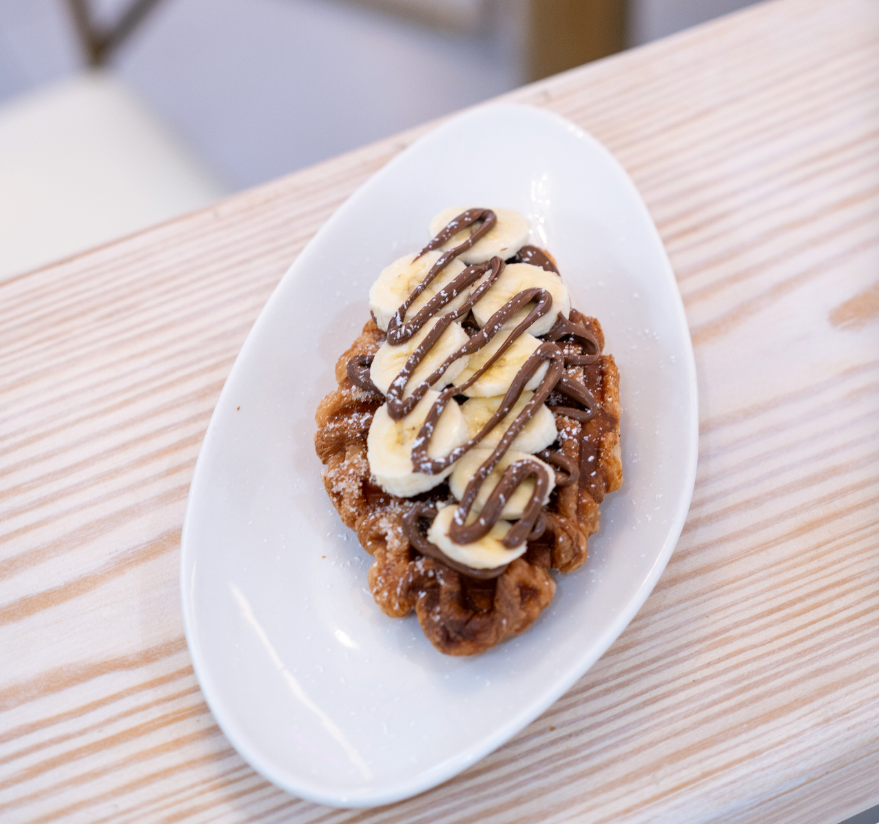 Banana Nutella Croffle 🍌 | Cafe Meria